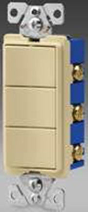 DECO 3 GANG SWITCHES IVORY - Fort Mitchell, AL - Fort Mitchell Trading ...